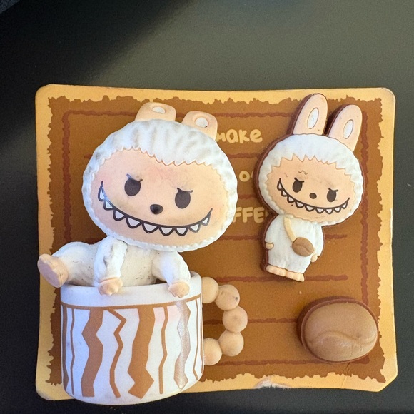 POP MART | Toys | Pop Mart Coffee Factory Charm Series Labubu | Poshmark